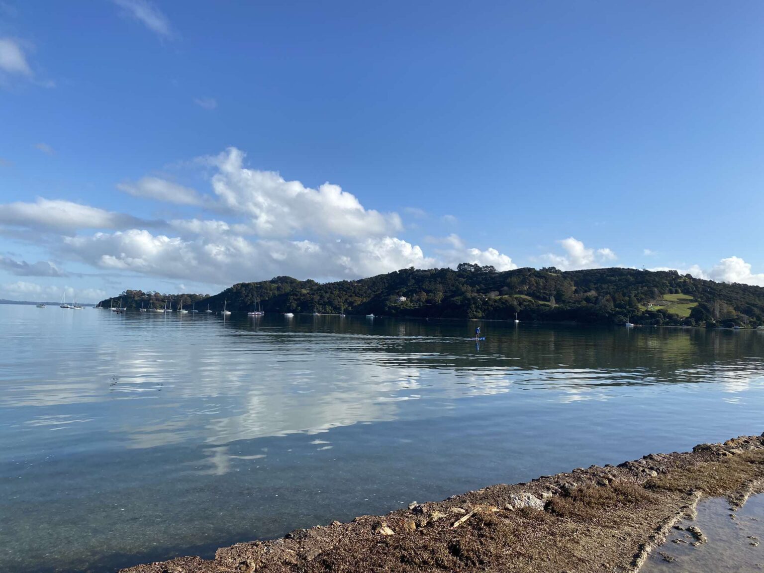 Blackpool Beach - Overview of Waiheke Island