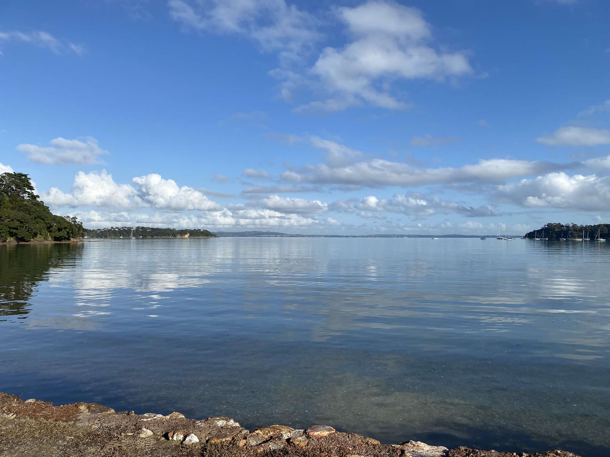 Blackpool Beach - Overview of Waiheke Island