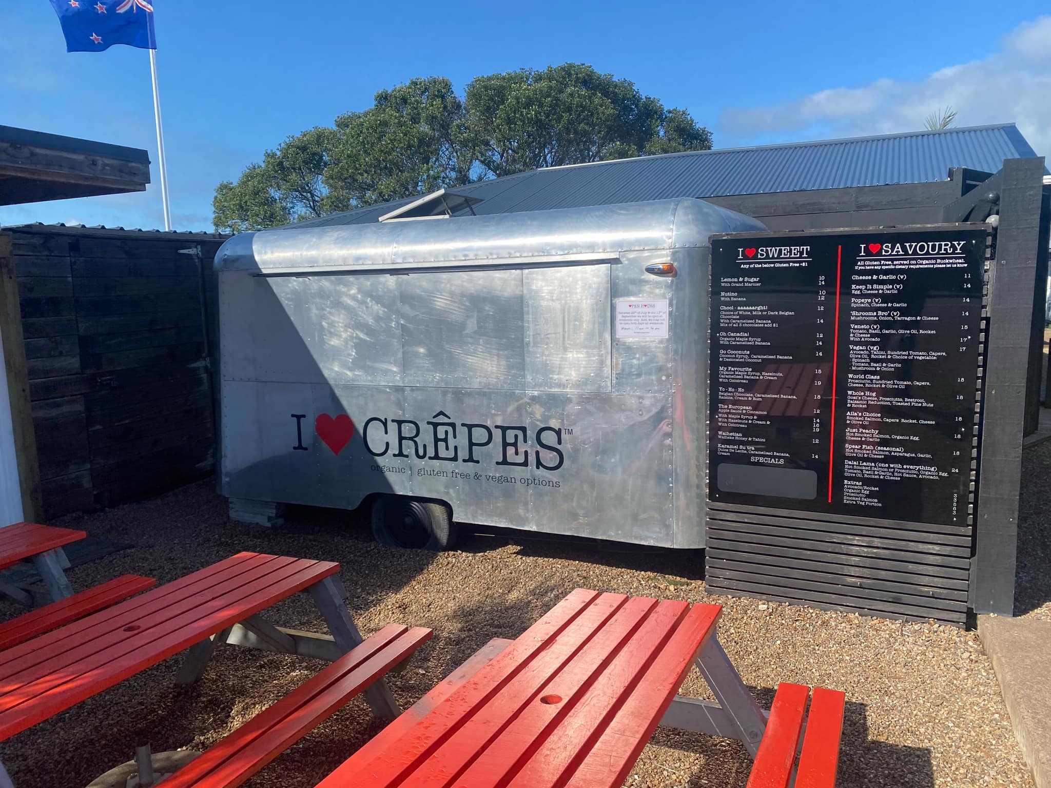 I Love Crepes - Overview of Waiheke Island