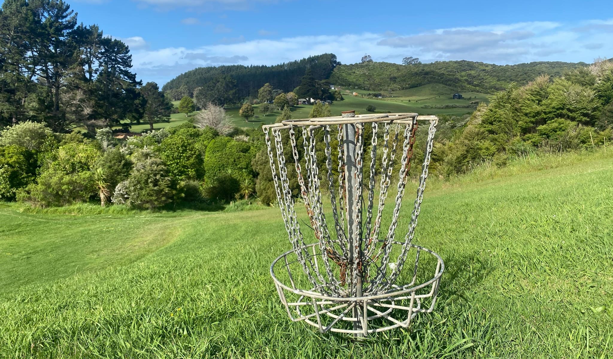 Frisbee Golf Course - Overview of Waiheke Island