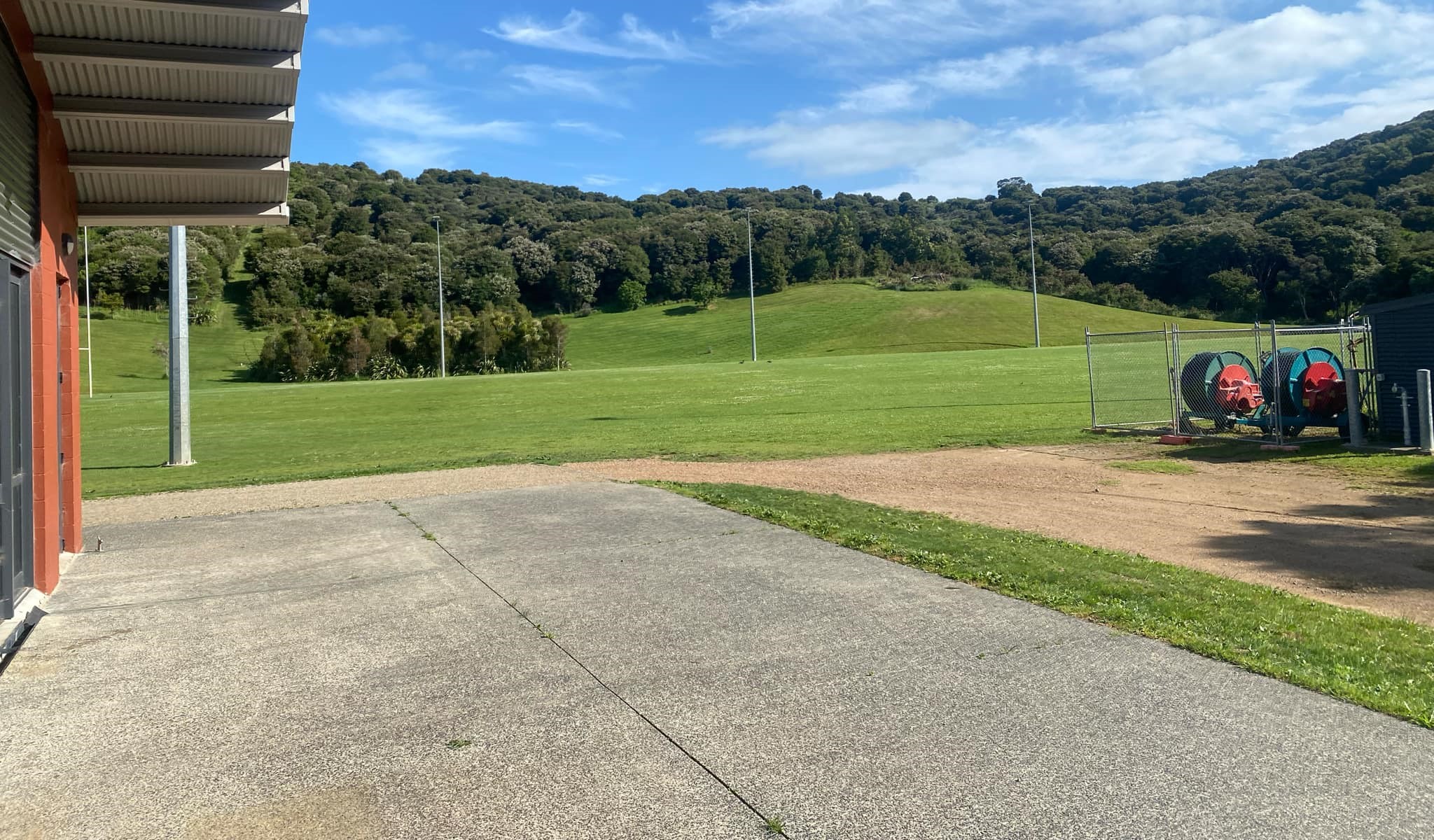 Onetangi Rugby Field - Overview of Waiheke Island