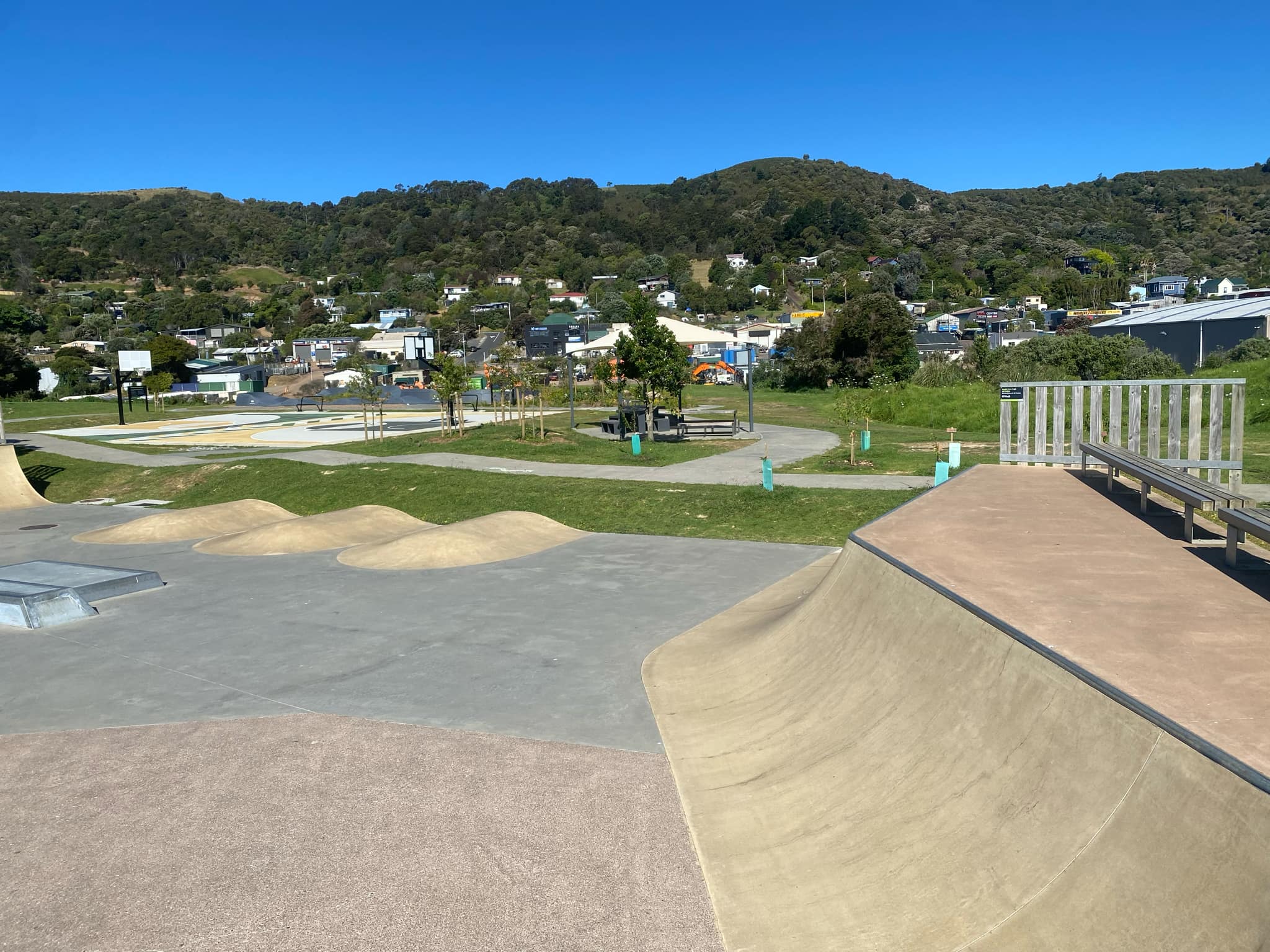 Waiheke Skate Park - Overview of Waiheke Island