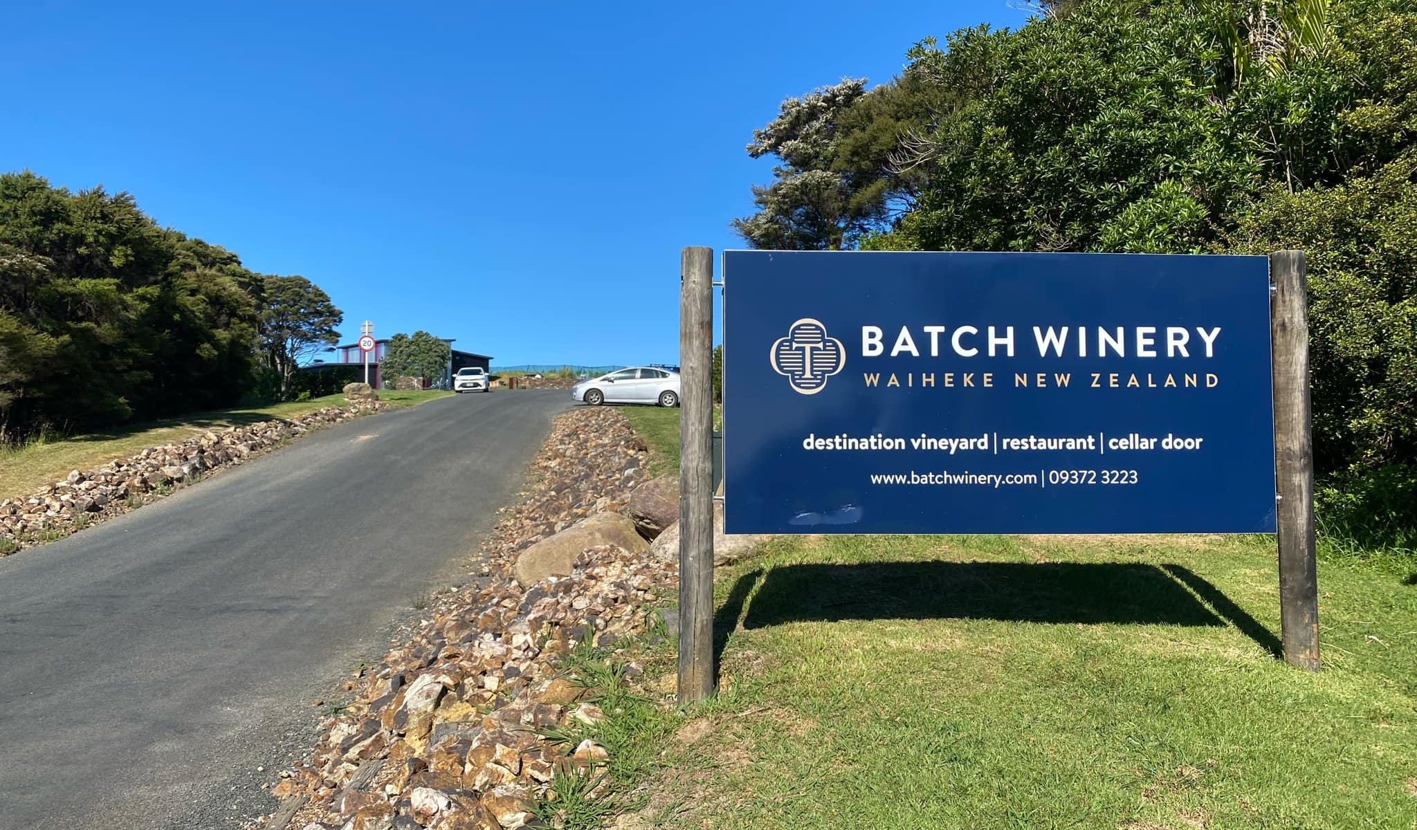 Batch Winery - Overview of Waiheke Island