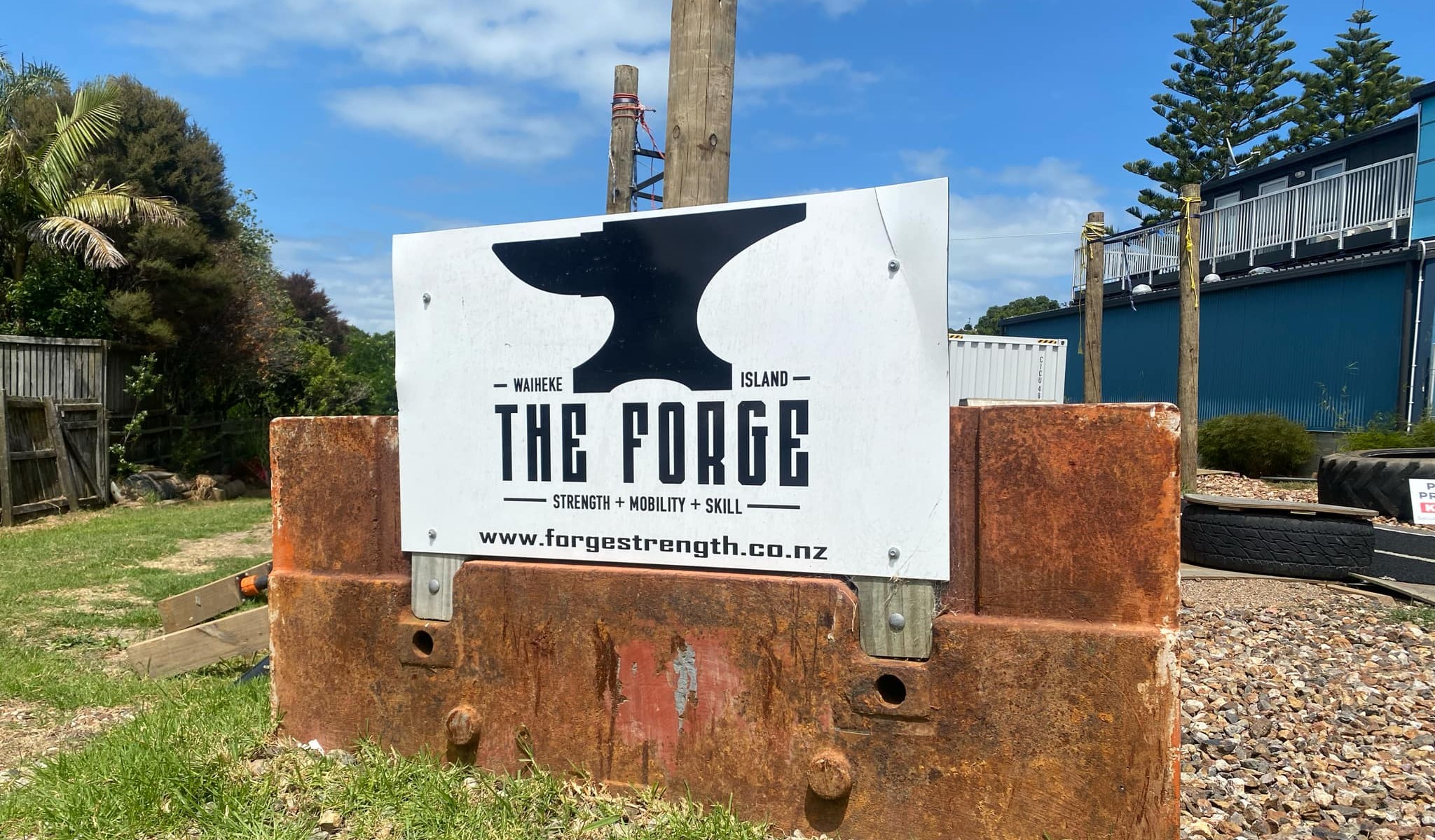 The Forge Gym - Overview of Waiheke Island