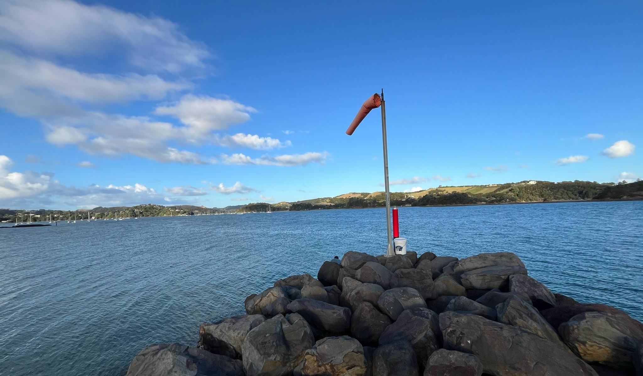 Kennedy Point Pier - Overview of Waiheke Island
